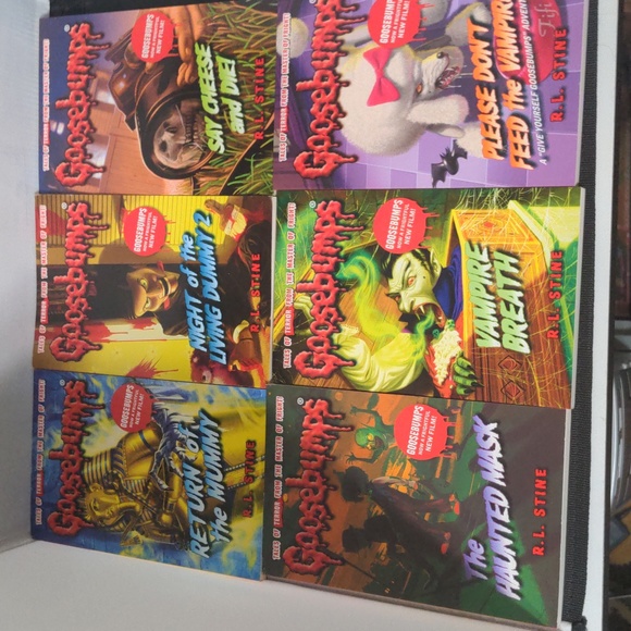 goosebumps | Other | Goosebumps By Rl Stine Book Lot Of 6 | Poshmark